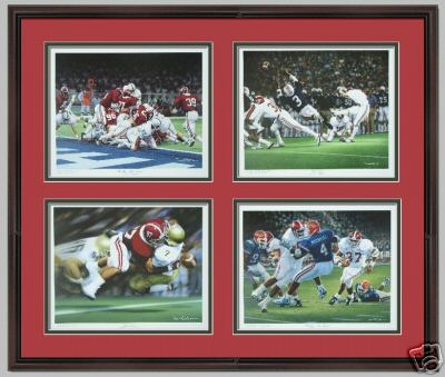 Framed Daniel Moore Alabama Football Prints - Daniel Moore's greatest ...