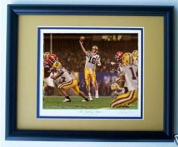 Framed Daniel Moore Alabama Football Prints - LSU Tigers Football ...