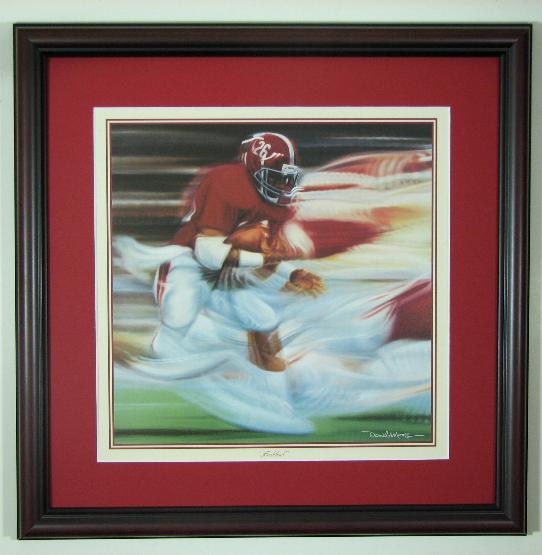 Framed Daniel Moore Alabama Football Prints - Daniel Moore "Flashback ...