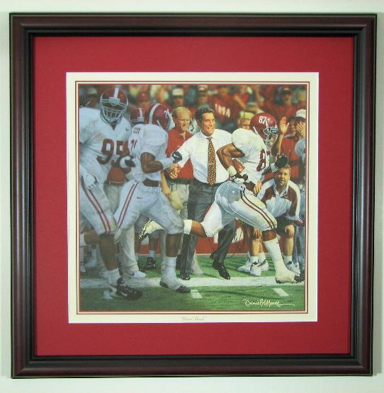 Framed Daniel Moore Alabama Football Prints - Daniel Moore Alabama ...