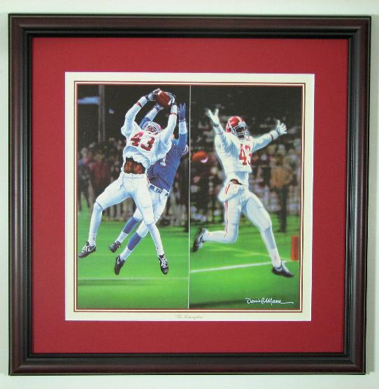 Framed Daniel Moore Alabama Football Prints - Daniel Moore "The ...