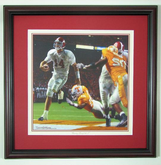 Framed Daniel Moore Alabama Football Prints - Daniel Moore Alabama ...