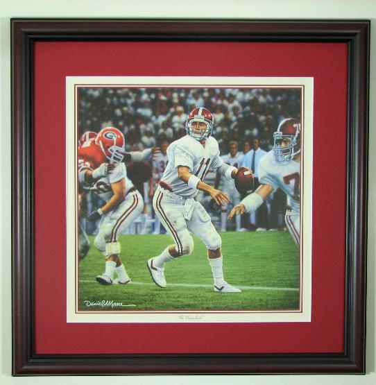 Framed Daniel Moore Alabama Football Prints - Daniel Moore "The ...