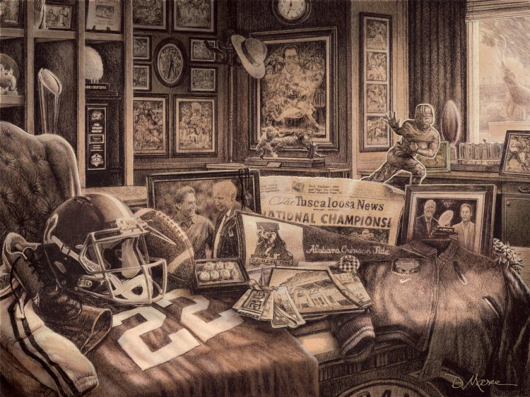 Framed Daniel Moore Alabama Football Prints - The Legacy Continues ...