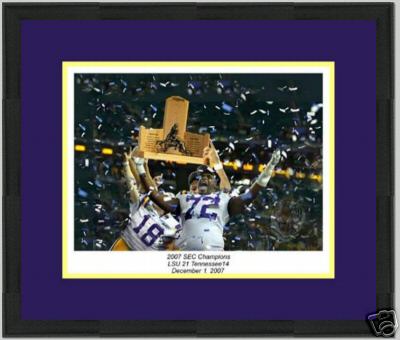 Framed Daniel Moore Alabama Football Prints - LSU Tigers football 2007 ...