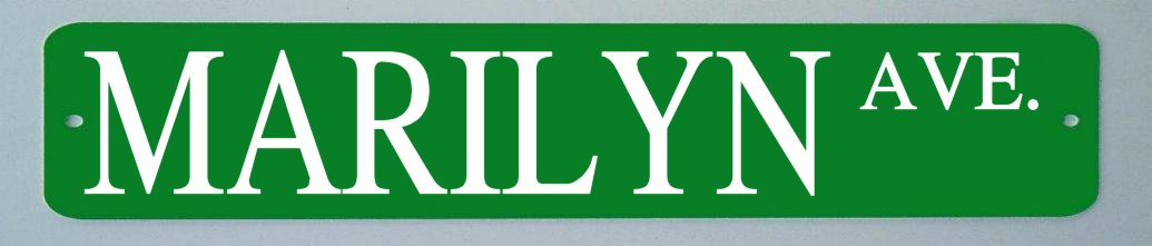 Framed Daniel Moore Alabama Football Prints - Marilyn Monroe street sign