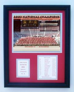 Framed Daniel Moore Alabama Football Prints - Ohio State Football 2002 ...