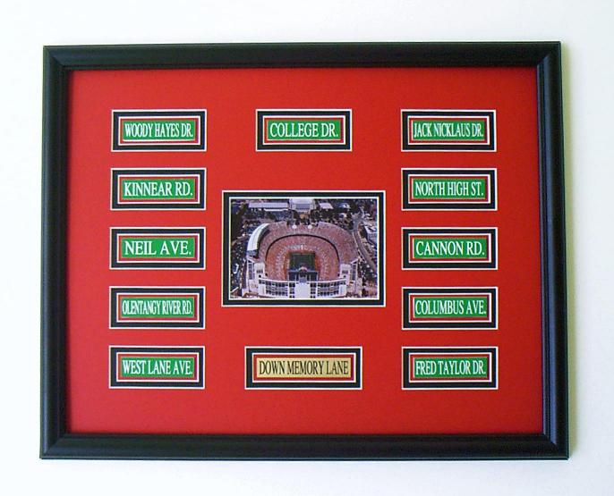 Framed Daniel Moore Alabama Football Prints - Ohio State Football "Down ...