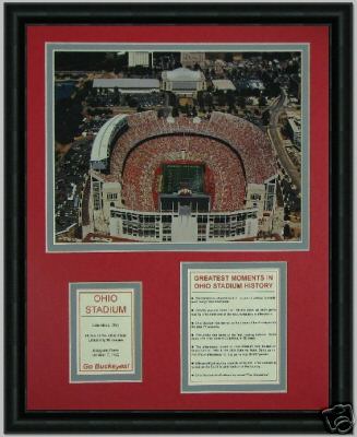 Framed Daniel Moore Alabama Football Prints - Ohio State Buckeyes ...