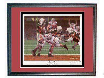 Framed Daniel Moore Alabama Football Prints - Ohio State Football ...